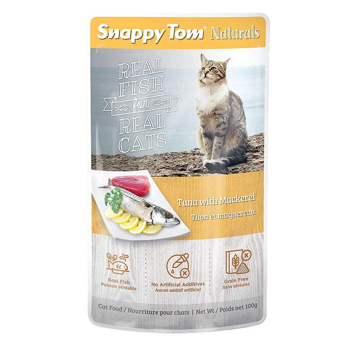 Snappy Tom,Thon et Maquereau, 100g - Heidi & Cie pour Chiens & Chats