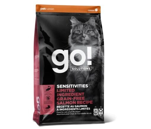 go! Solutions, Sensitivities, Limité en Ingrédients au Saumon pour Chat ...